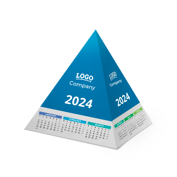 Pyramid Calendars Printing | Lowest Prices Guaranteed | 360onlineprint
