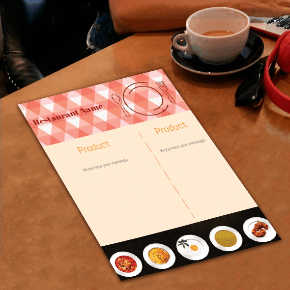 100 Menus: $68.79 | Cheap Menus Printing | BIZAY